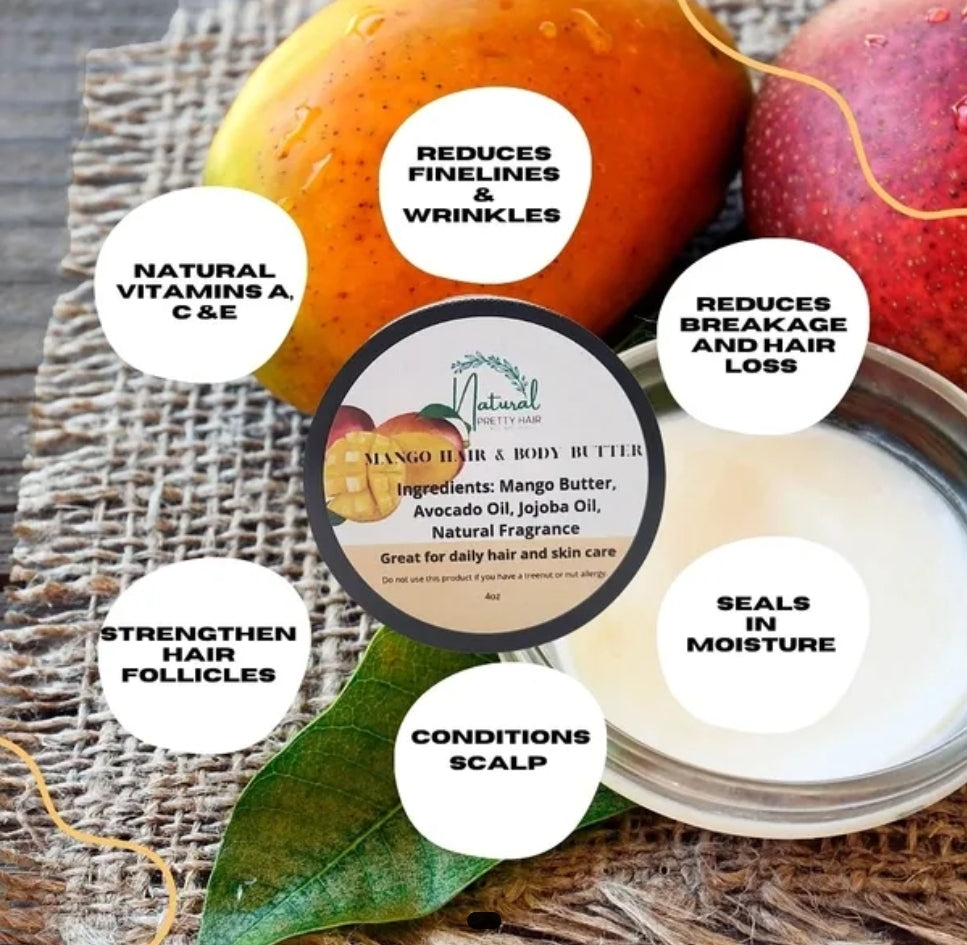 Mango Hair and Body Butter – Natural Pretty Hair